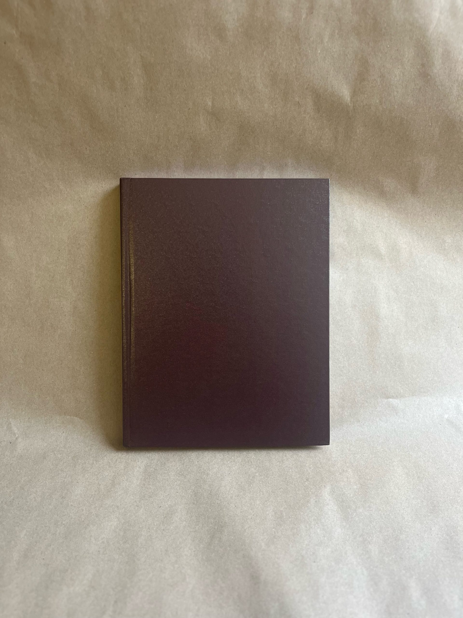 Brown Hardcover Lab Notebook, 208 ruled pages, 8-1/2 x 11” page size ...